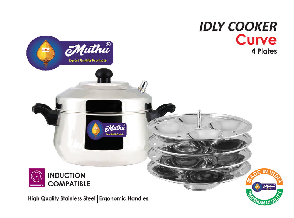 Stainless Steel Idly Cooker - Induction Compatible – Kamala Stores