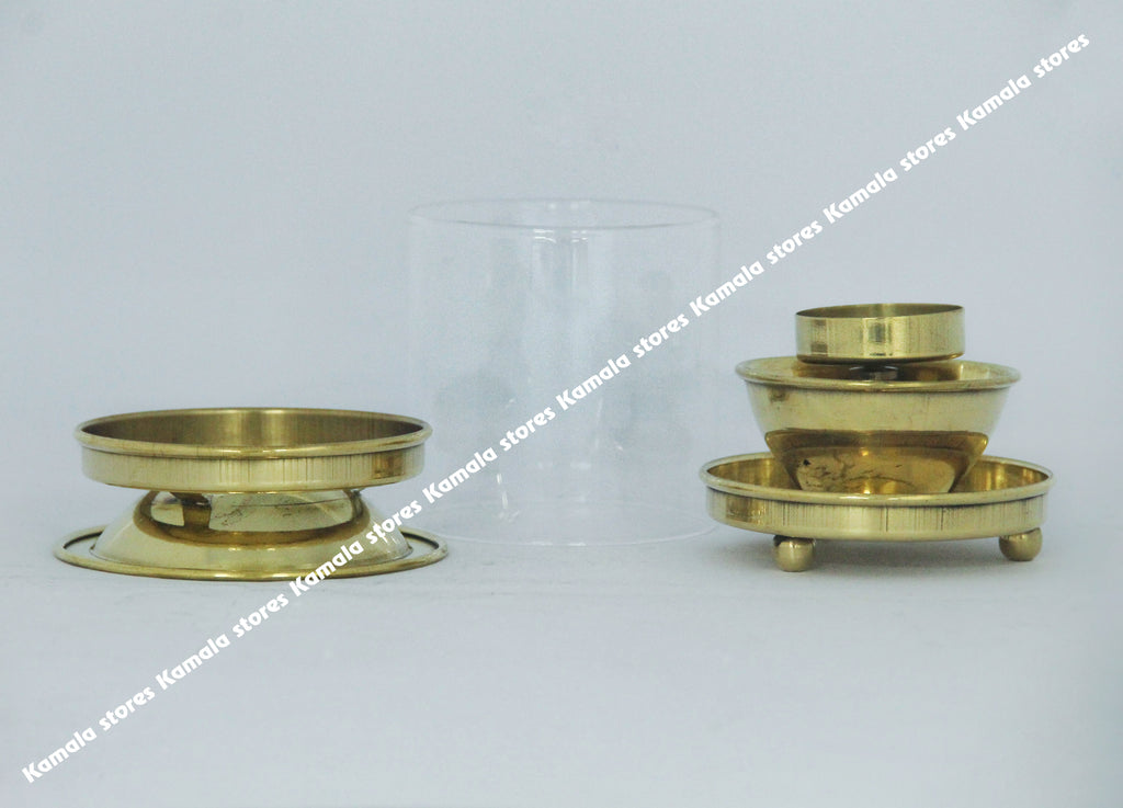 Borosil Medium Brass Diffuser – Kamala Stores