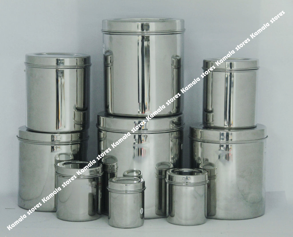 Stainless Steel Vinod Sambadam - Deep Dabba - Storage Container, Canis ...